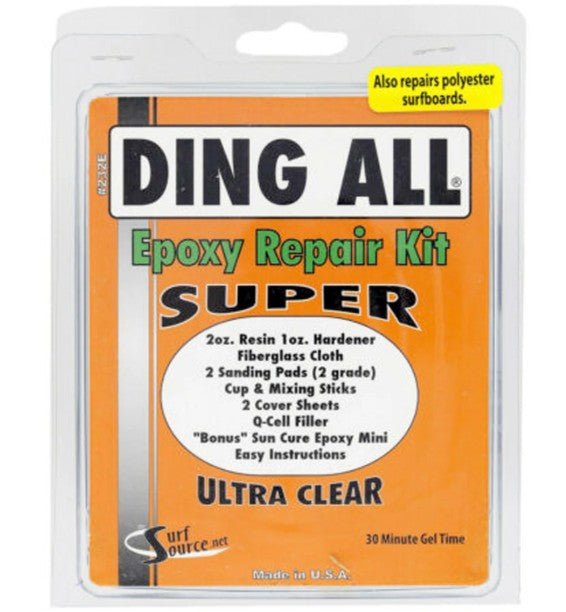 Ding All Super Epoxy Resin Ding Repair Kit – Soul Performance Surf & Skate